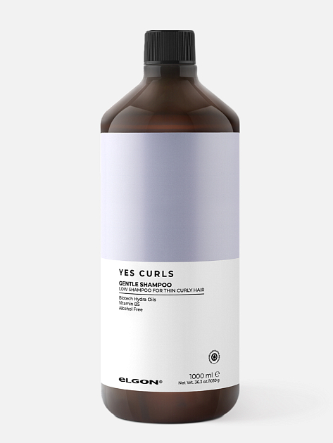 Купить шампунь для кудрявых волос ухаживающий elgon yes curls gentle ...